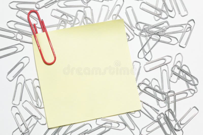 Paper clips stock image. Image of attach, adhesive, backdrop - 25688133