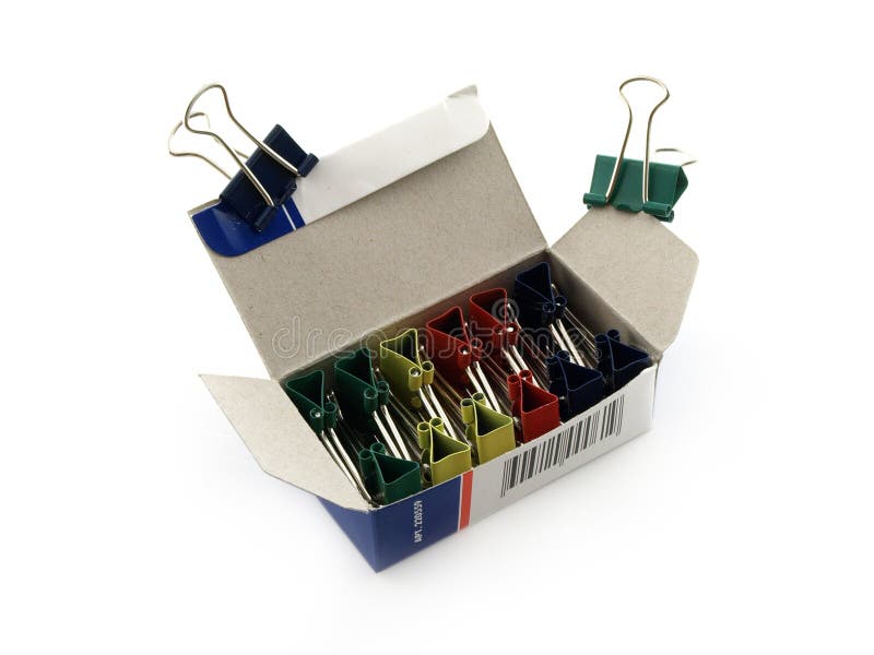 Paper clips stock photo. Image of foldbackclips, offices - 5078240