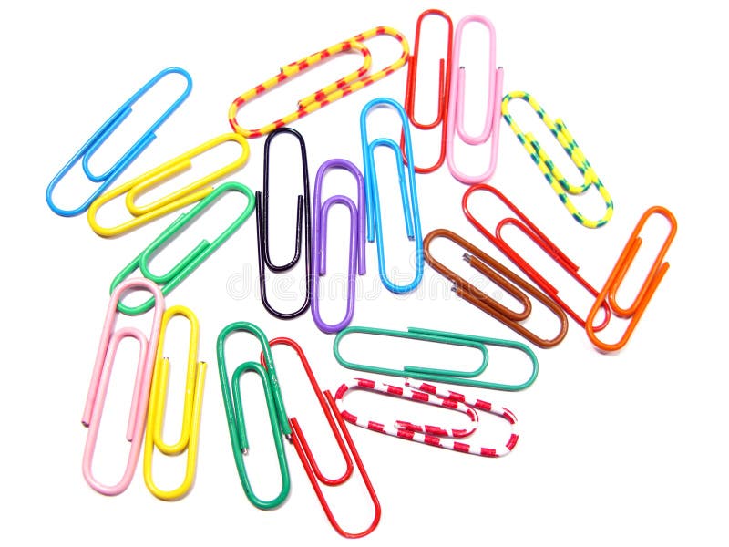 Paper clips stock photo. Image of clips, colours, conceptual - 5531618