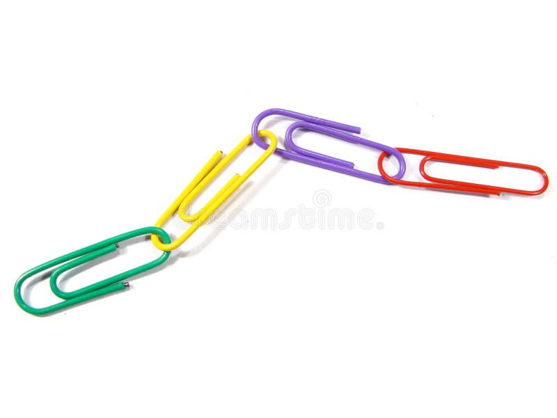 Paper clips stock image. Image of attach, notepad, articles - 5546385