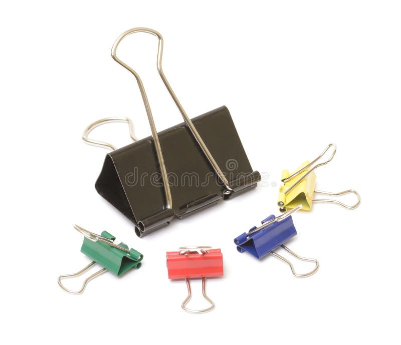 Paper clips closeup stock image. Image of instrument - 31127829