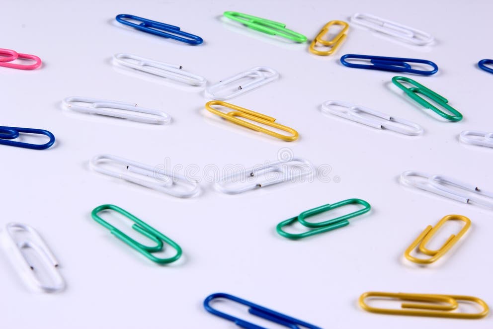 Paper clips stock photo. Image of metal, abstracts, remind - 48141696