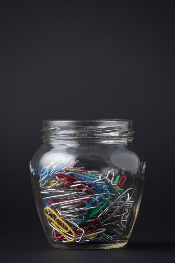 Paper clips macro closeup stock photo. Image of isolated - 183578268