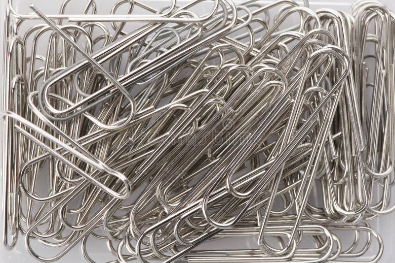 Paper Clips stock image. Image of paper, fastener, gray - 108454583