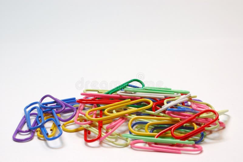 Paper Clips stock photo. Image of desk, office, fasteners - 201996