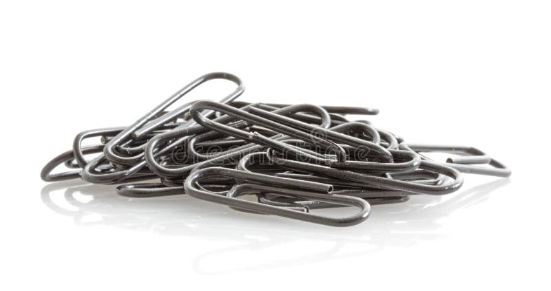 Stack of paper clips stock photo. Image of paper, details - 19678828