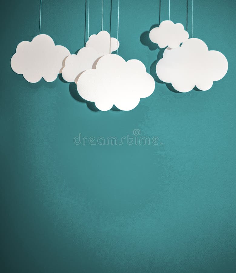 Cloud Simple Concept Ideas Minimalist Stock Image - Image of advertise ...