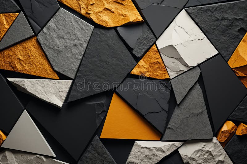 Paper Collage Style Geometric Pattern for Cover Pages, Templates ...