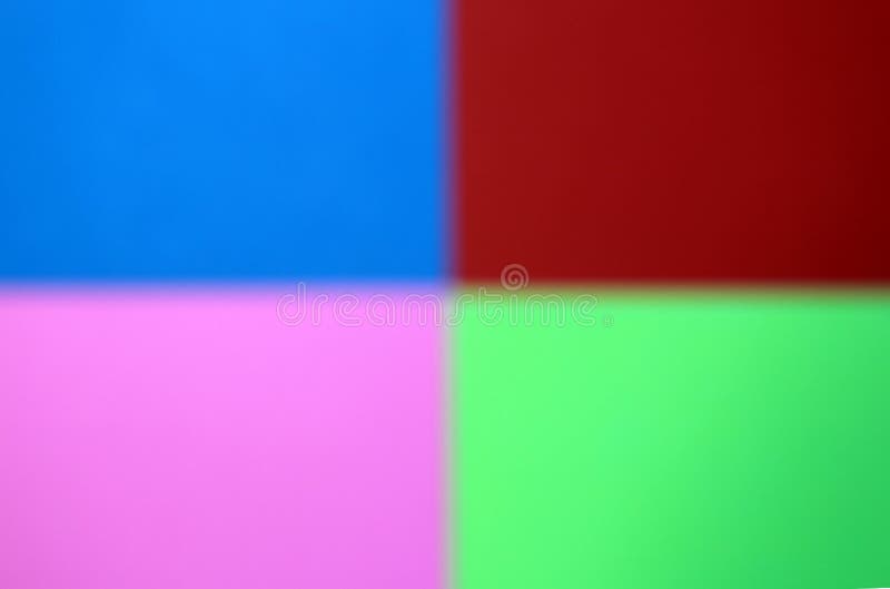 Blurred Texture Four Different Colors on One Canvas Stock Illustration ...