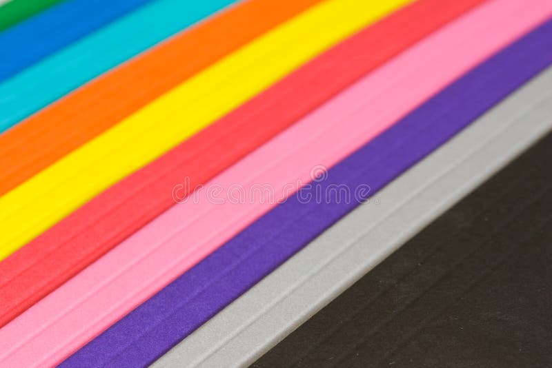 Paper color spectrum stock image. Image of card, paper - 11280095