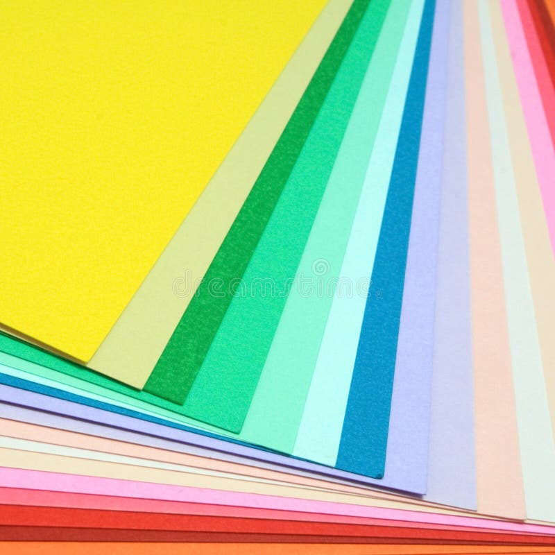 Color Paper Strips in Circles Stock Image - Image of colors, contrast ...
