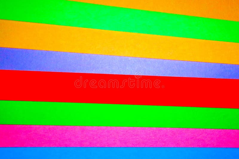 Texture of White and Colored Paper Stripes Stock Image - Image of ...