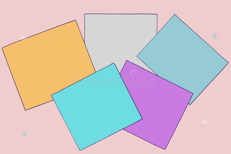 Paper with colors. stock illustration. Illustration of sketch - 224717166