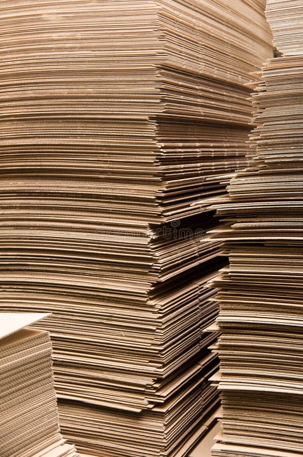 Paper columns stock photo. Image of industry, carton - 28851580