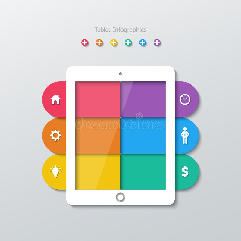 Paper infographics stock vector. Illustration of glass - 42475626