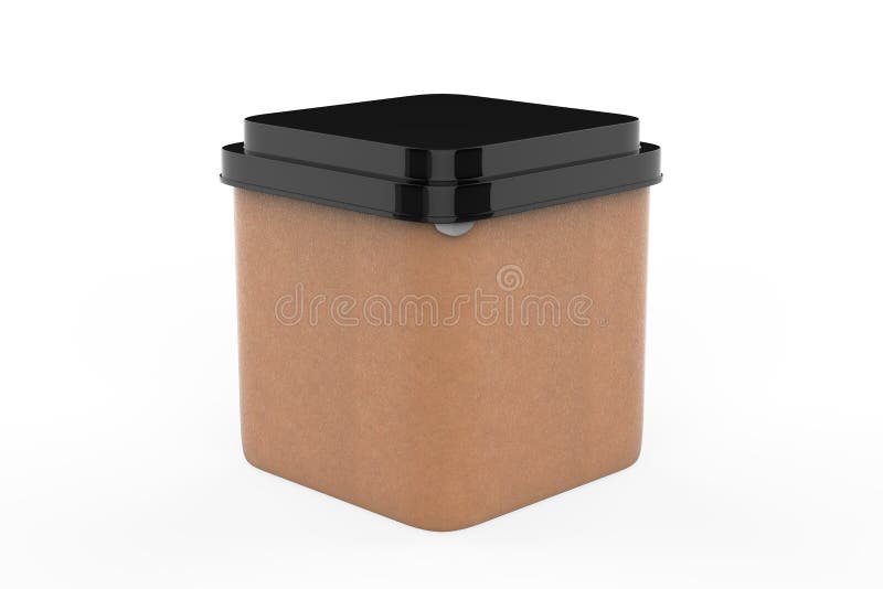 Paper Container box stock photo. Image of design, plastic - 223952012