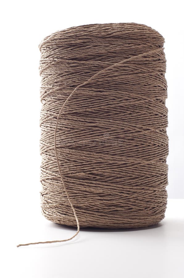 Paper cord stock image. Image of brown, twisted, cord - 14069871