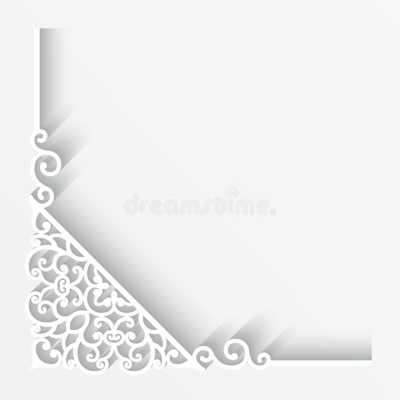 Paper corner background stock vector. Illustration of abstract - 37922406