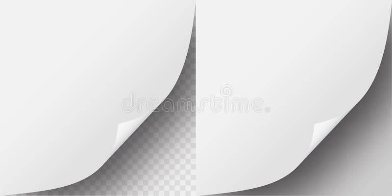 Paper curl shadow effect . stock vector. Illustration of layout - 88821184