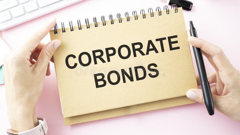 Paper with Corporate Bonds on a Tabl Stock Image - Image of agenda ...