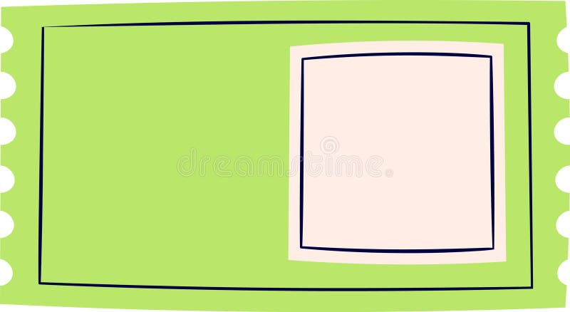 Paper Coupon Frame Pattern stock illustration. Illustration of cash ...