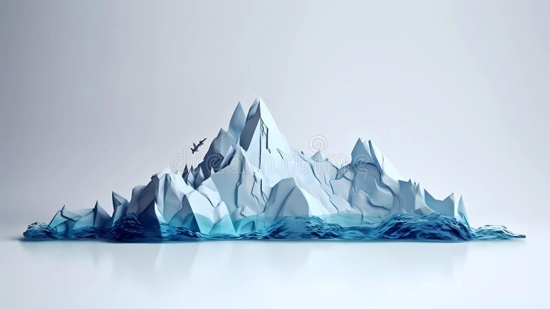 Iceberg Origami Stock Illustrations – 339 Iceberg Origami Stock ...