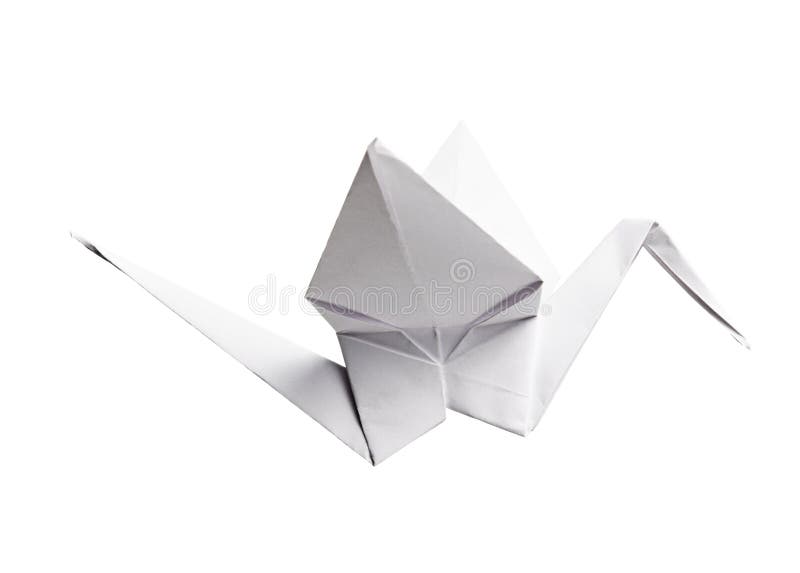 Paper crane stock image. Image of isolated, hobby, asia - 30751539