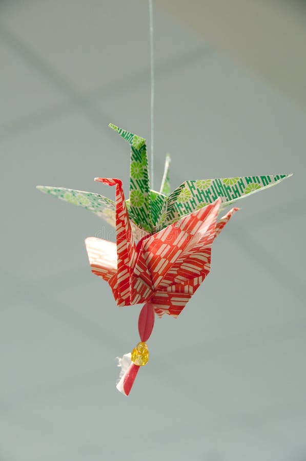 Paper cranes stock photo. Image of paper, folded, pattern - 12673926