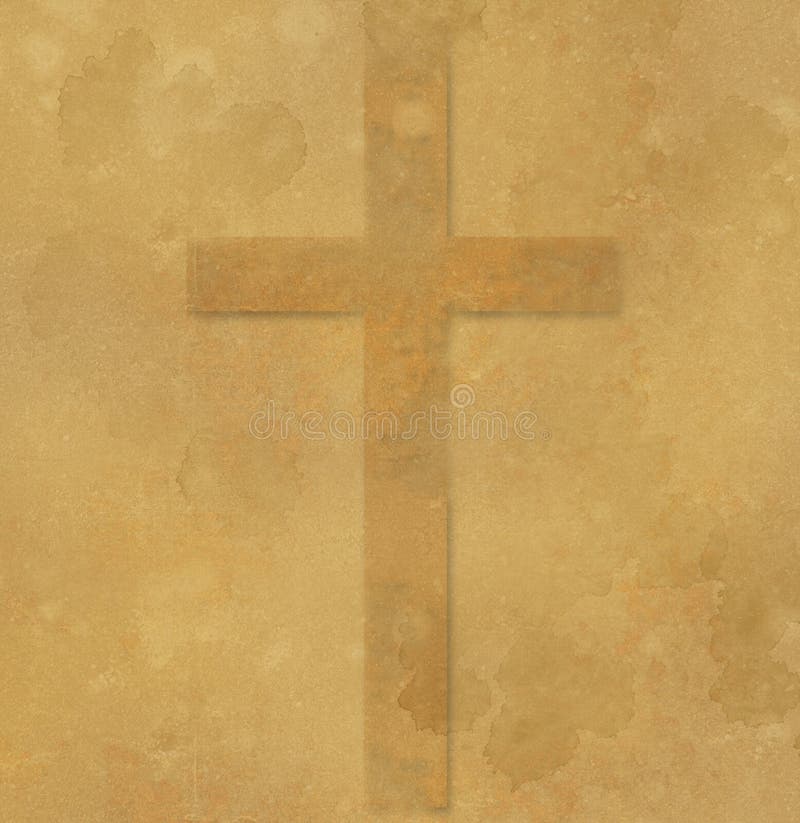 Paper cross glowing stock illustration. Illustration of passion - 721814