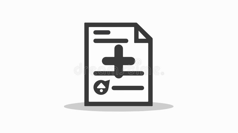 Professional Document Paper with Cross Mark Outline Icon Stock Vector ...