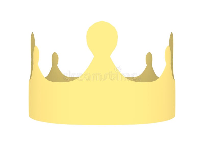 Paper Crown stock illustration. Illustration of isolated - 40996961
