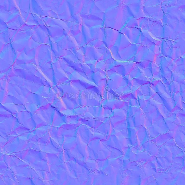 Paper Crumpled Normal Map Texture, Bump Map Texture Stock Illustration ...
