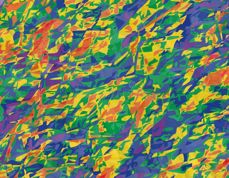 Paper Crush Colorful Background Texture Stock Illustration ...