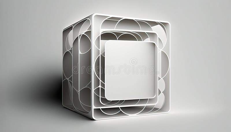 Paper Cube Background Square Rectangle Origami Leaf Back Design ...