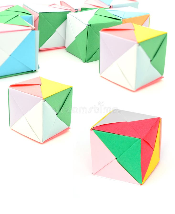 Paper cubes stock photo. Image of concept, objects, buildings - 31231432