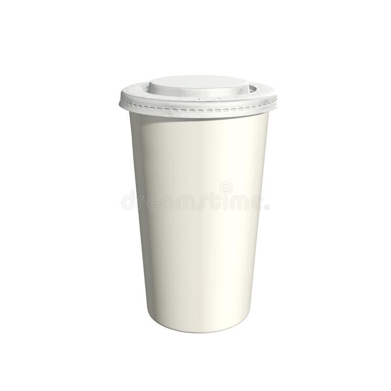 Paper cup, carton cup stock image. Image of render, small - 3376549