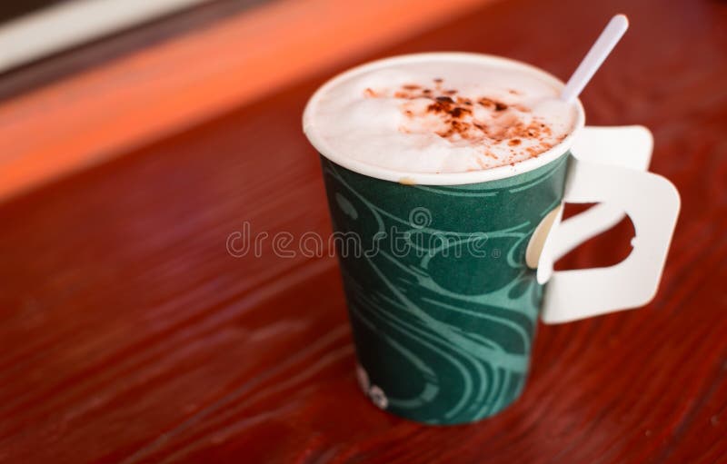 Paper cup of coffee stock image. Image of gourmet, warm - 56638499