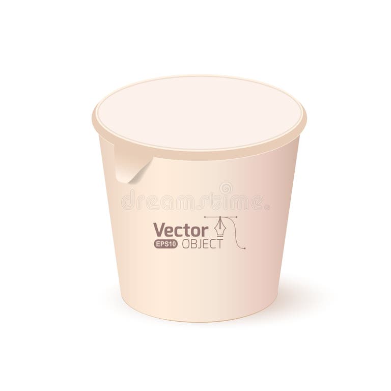 Paper cup with a lid stock vector. Illustration of full - 63505064