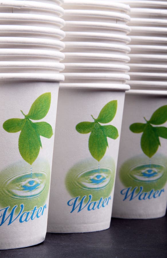 Paper cups stock image. Image of break, drink, coffee - 7907245