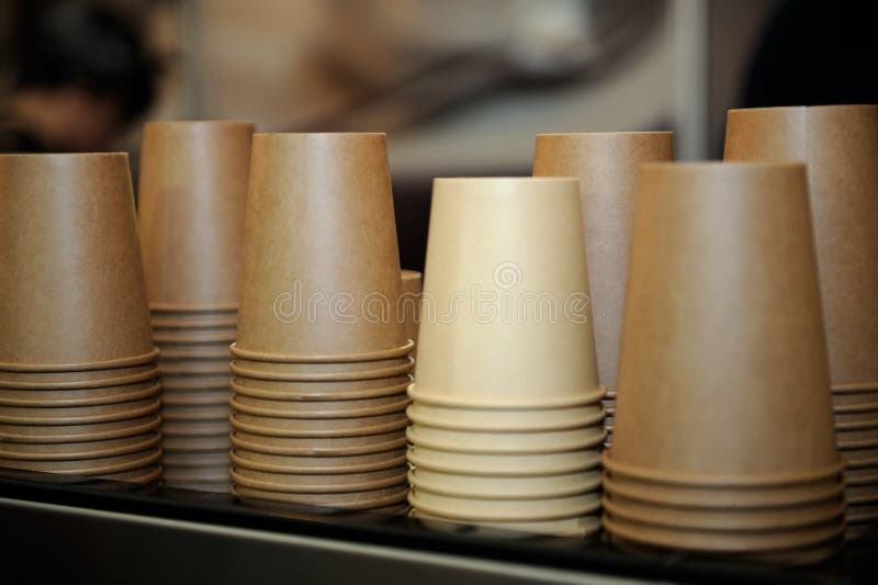 Paper cups for coffee stock photo. Image of paper, liquid - 78566786
