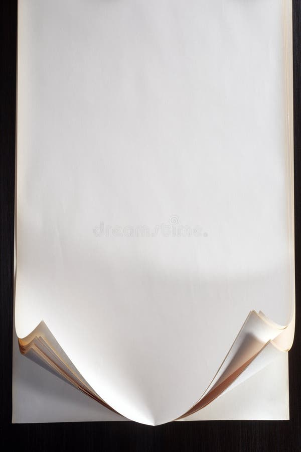 Paper curl stock photo. Image of ready, empty, white - 19078204