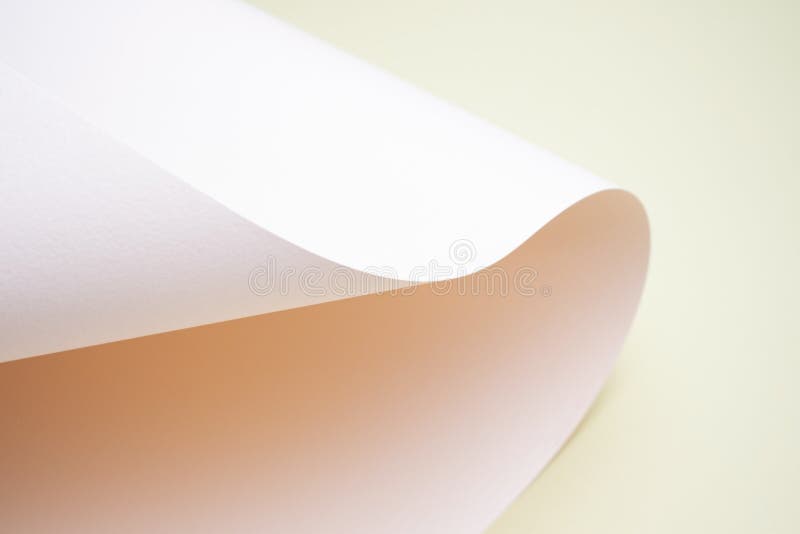 Paper curl and text space stock photo. Image of banner - 225380030