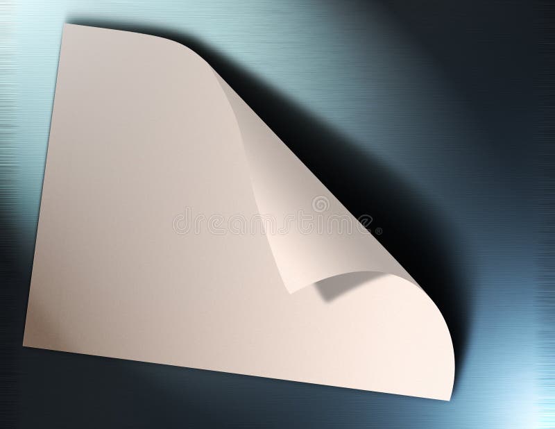 Paper Curled stock illustration. Illustration of empty - 792926