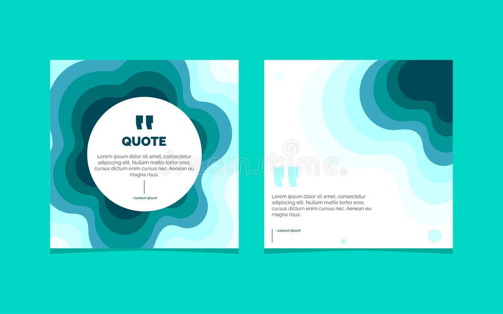 Paper Cut Abstract Quote Background Stock Vector - Illustration of chat ...