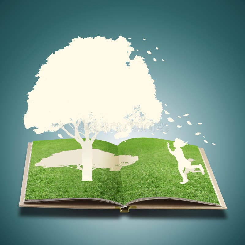 Paper Cut of Children Play Concept Stock Illustration - Illustration of ...