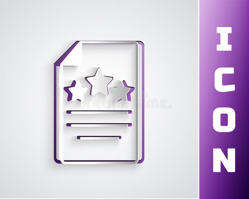 Paper Cut Declaration of Independence Icon Isolated on Grey Background ...