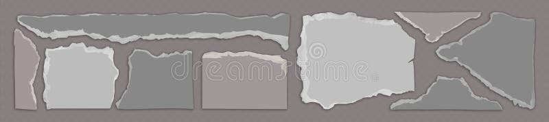 Realistic Old Distressed Ragged Pieces Stock Illustrations – 3 ...