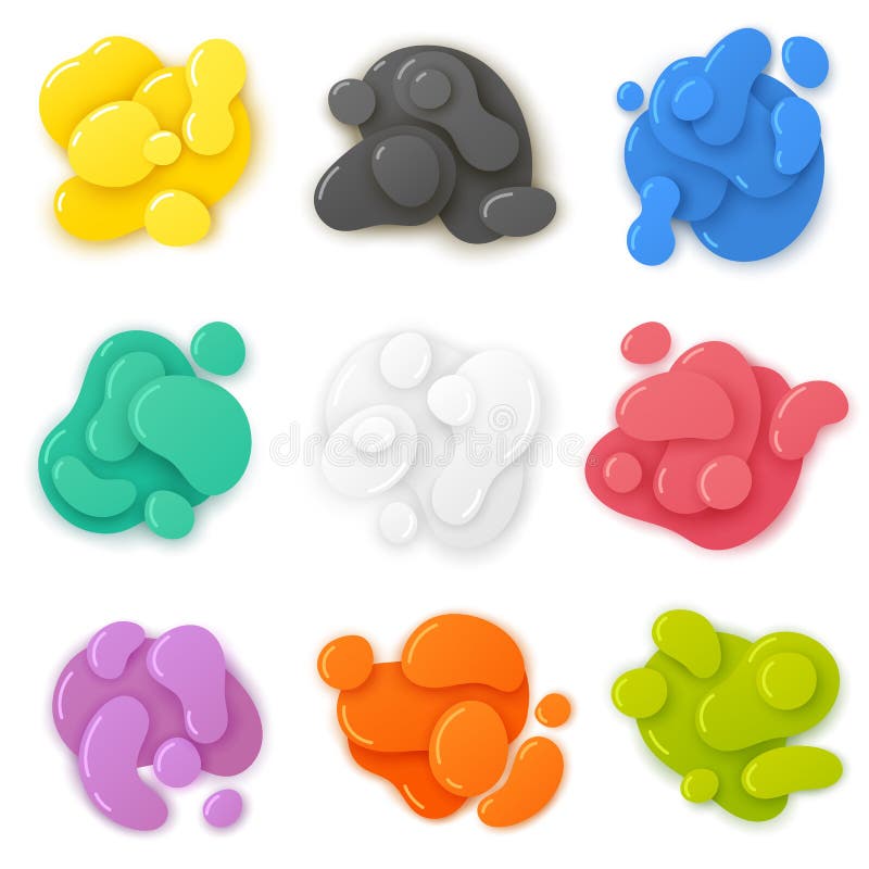 Paper cut elements stock illustration. Illustration of technology ...