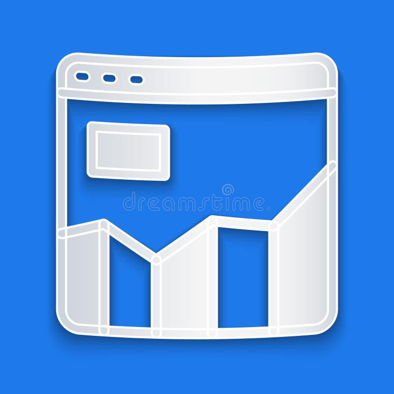Paper Cut Graph, Schedule, Chart, Diagram, Infographic, Pie Graph Icon ...