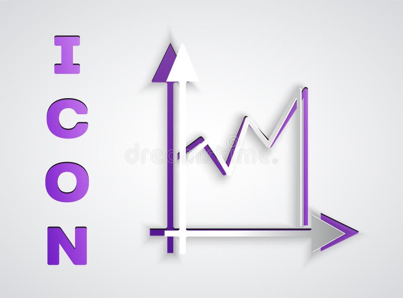 Paper Cut Graph, Schedule, Chart, Diagram, Infographic, Pie Graph Icon ...